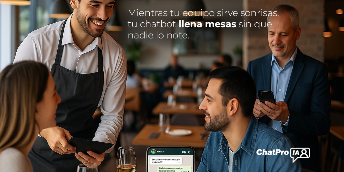 Chatbot para restaurantes que responde y llena mesas - 2025
